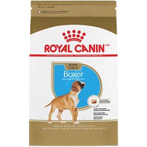 royal canin breed health nutrition boxer puppy dry dog food, 30 lb