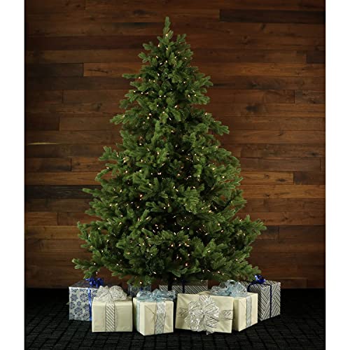 Fraser Hill Farm 7.5-Ft. Foxtail Pine Christmas Tree with Smart String Lighting, Green