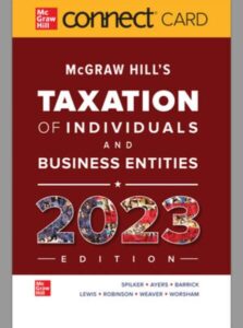 connect access card for mcgraw-hill’s taxation of individuals and business entities 2023 edition 14th edition