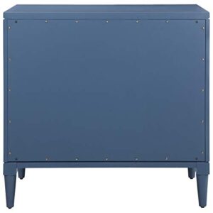 BOWERY HILL Contemporary Drawer Chest in Deep Sea Blue