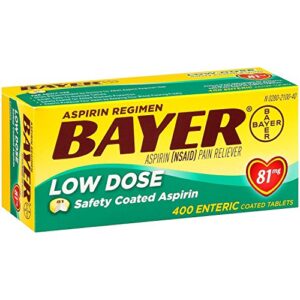 bayer low dose safety coated aspirin 81 mg ( 400 count )iiiiii