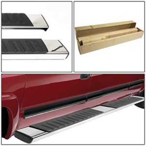 South Mud Bay Compatible with Crew Cab Pair 6" Nerf Bar Running Board Side Steps STEPBZTL8017