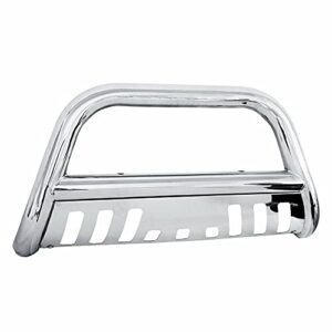 south mud bay 3″ bull bar bumper guard compatible with chrome stainless steel e03ya0106