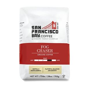 san francisco bay ground coffee – fog chaser (28oz bag), medium dark roast