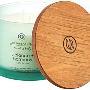 Chesapeake Bay Candle Scented Candle, Balance + Harmony (Water Lily Pear), Coffee Table