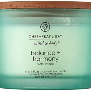 Chesapeake Bay Candle Scented Candle, Balance + Harmony (Water Lily Pear), Coffee Table