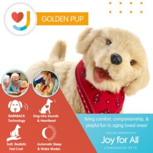 Ageless Innovation Joy For All - Companion Pets Golden Pup Lifelike & Realistic