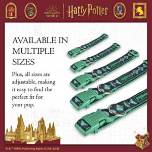 Harry Potter Slytherin Dog Collar in Size Extra Small | XS Dog Collar, Harry Potter Dog Collar | Harry Potter Dog Apparel & Accessories for Hogwarts Houses, Slytherin