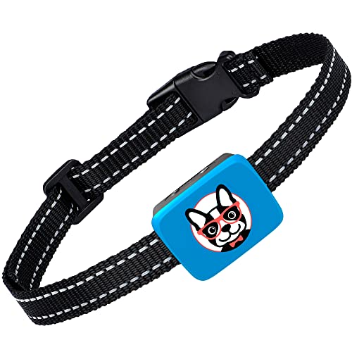 Small Dog Bark Collar Rechargeable – Smallest Bark Collar for Small Dogs 5-15lbs - Most Humane Stop Barking Collar - Dog Training No Shock Anti Bark Collar - Safe Pet Bark Control Device