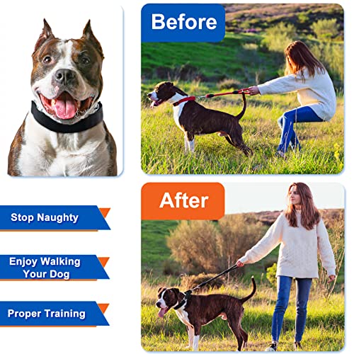 Supet Dog Training Collar for Small Medium Large Dogs with Quick Release Buckle , Adjustable No Pull Dog Collar with Nylon Cover