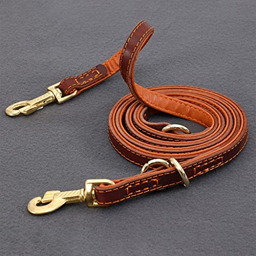 CXDTBH Dog Collars, Double Chain Collars, Short and Large, Made of Lead Rope, for Walking, Running, Pets