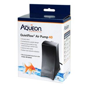 aqueon quietflow air pump black 40