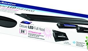 Aqueon Deluxe LED Full Hood - Black - 24"