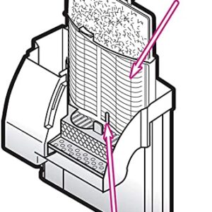 Aqueon 12 Pack of Replacement Filter Cartridges, Large, for QuietFlow Aquarium Filters