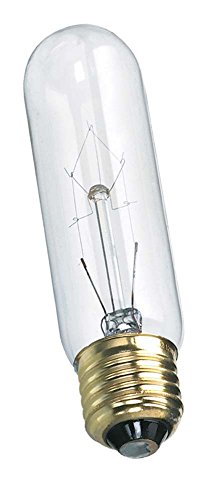 Aqueon Incandescent Tubular Bulb Replacements, Clear Bright Light, 25 Watts, 2 Pack