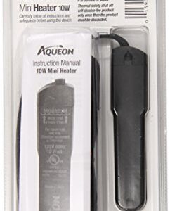 Aqueon Fish Tank Mini Heater, 10-watt, Plastic