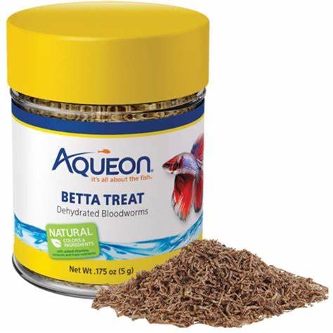 (3 Pack) Aqueon Betta Bloodworm Treat, 0.175 Ounce