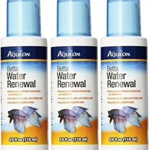 Aqueon (3 Pack) Water Renewal Betta, 4-Ounce