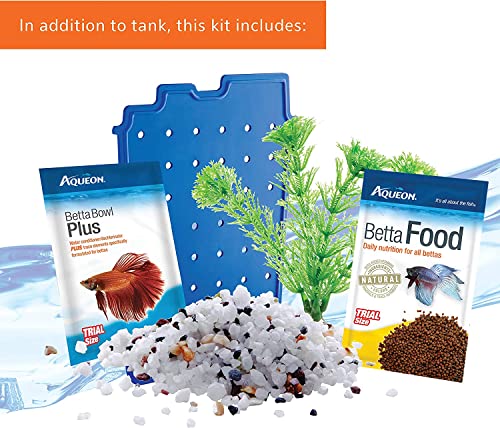 Aqueon Betta Tank Bundle