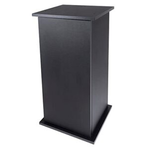 aqueon black pedestal aquarium stand, 15″ l x 15″ w, 15 in