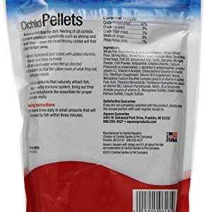 Aqueon 06181 Cichlid Food Mini Pellets, 2 Packs of 8.5 Ounces