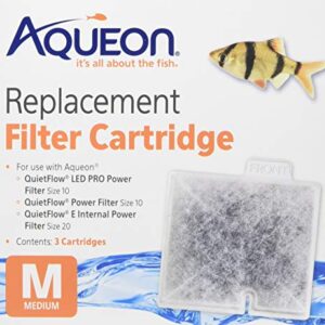 (2 Boxes) Aqueon 06084 Filter Cartridge, Medium, 3-Pack Each