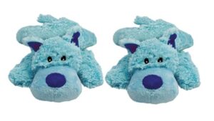 kong cozie plush toy – baily the blue dog medium – baily the blue dog – pack of 2