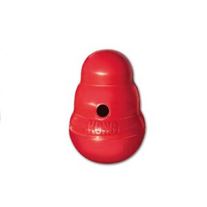 kong wobbler treat dispensing dog toy (2 pack)