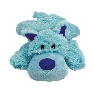 kong cozie baily the blue dog, medium dog toy, blue