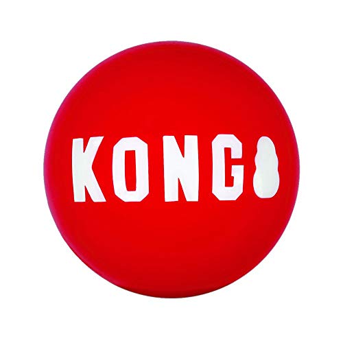 KONG - Wild Knots Bear and Signature Balls (2 Pack) - Rope Plush Toy and Squeak Balls - for Small Dogs