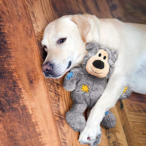 KONG - Wild Knots Bear and Signature Balls (2 Pack) - Rope Plush Toy and Squeak Balls - for Small Dogs