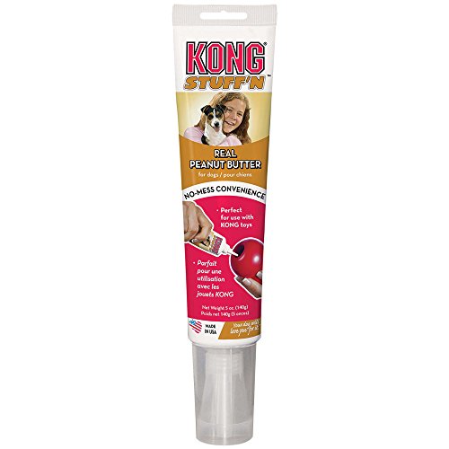 KONG - Stuff'n Paste - Dog Treat with Real Ingredients, Great for Stuffing Rubber Toys - 5 Ounce - Peanut Butter