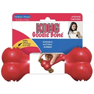 KONG - Goodie Bone and Flyer - Durable Rubber Chew Bone and Flying Disc - for Medium/Large Dogs