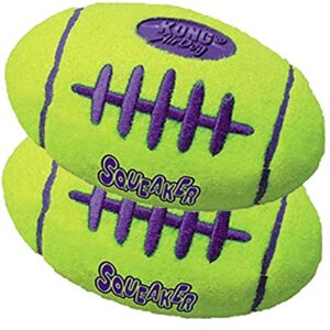 kong air dog squeaker dog toy small, 2 pack