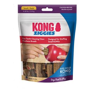 kong stuff’n ziggies – adult dogs original recipe (small – 7 oz) – pack of 3