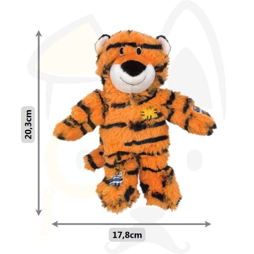 KONG Company 38750939: Wild Knots Dog Toy, Tiger Sm/Md