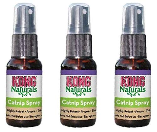 Kong Natural Catnip Spray Size:Pack of 3