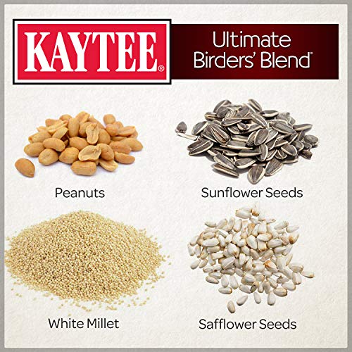 Kaytee Wild Bird Ultimate Birder's Blend Food Seed For Grosbeaks, Cardinals, Nuthatches, Woodpeckers & Other Wild Birds, 10 Pound