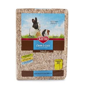 kaytee clean & cozy natural small animal pet bedding 49.2 liters