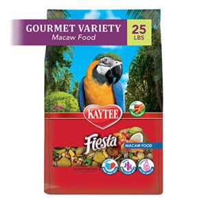 kaytee fiesta macaws bird food 25 lb