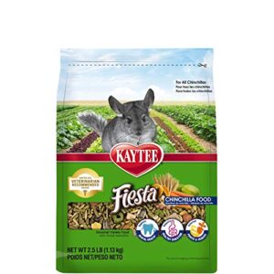 kaytee fiesta pet chinchilla food, 2.5 pound