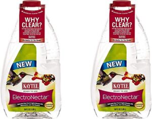 kaytee hummingbird electro nectar ready to use, 64oz (2 case(64oz))