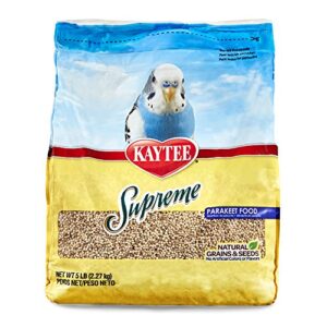 kaytee supreme bird food for parakeets, 5-lb bag