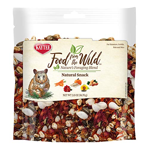 Kaytee Food from The Wild Natural Snack for Pet Hamsters, Gerbils, Rats and Mice, 2 Ounces