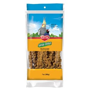 kaytee spray millet treat for pet birds, 7 ounce