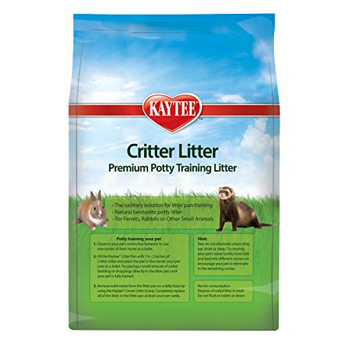 Kaytee Premium Potty Training Critter Litter for Pet Ferrets, Rabbits & Other Small Animals, 4-Pound