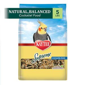 kaytee supreme cockatiel food 5 lb