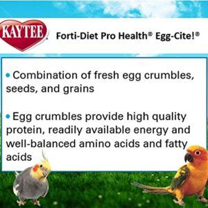 Kaytee Forti-Diet Egg-Cite Parakeet Pet Bird Food, 5 Pound