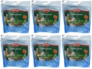 kaytee timothy hay baked carrot small animal treats, 4oz (6 pack)