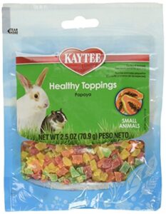 kaytee healthy toppings papaya,2.5 oz (6 pack)